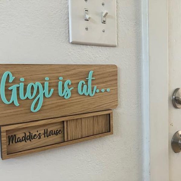 Personalised Bedroom Door Sign Sliding Door Sign Name Plaque Wood ...