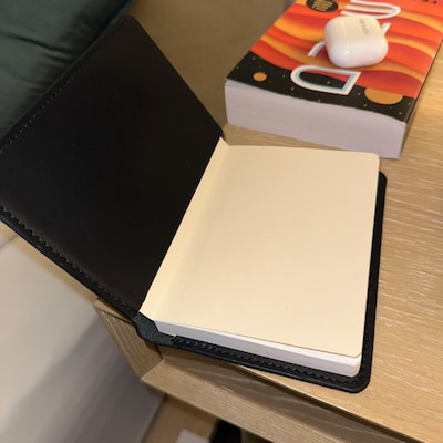 Moleskine Classic Notebook Cover 5x8.25 IN English Tan Leather - Etsy