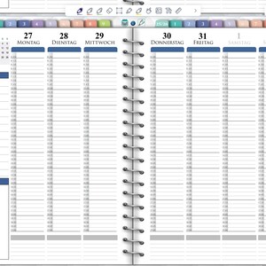 Pink Dotted Notebook Goodnotes Template Digital Journal Hyperlinked ...