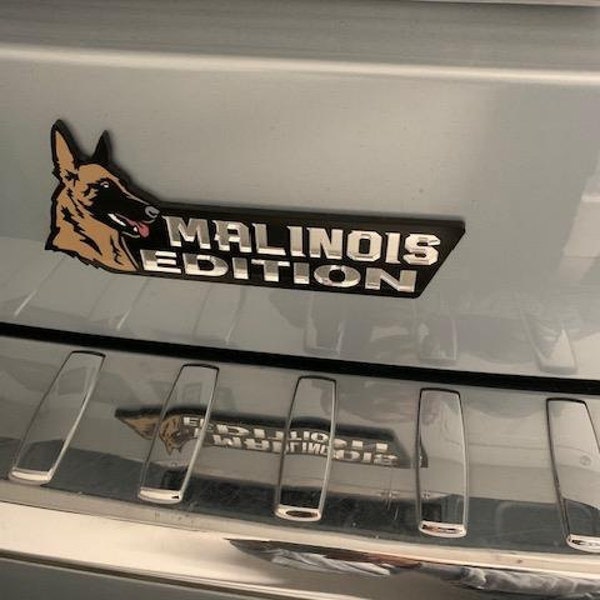 Belgian Malinois Car Badge - Etsy