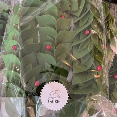 Monstera Garland, Tropical Greenery, Liana, Felt Garland, Banner ...