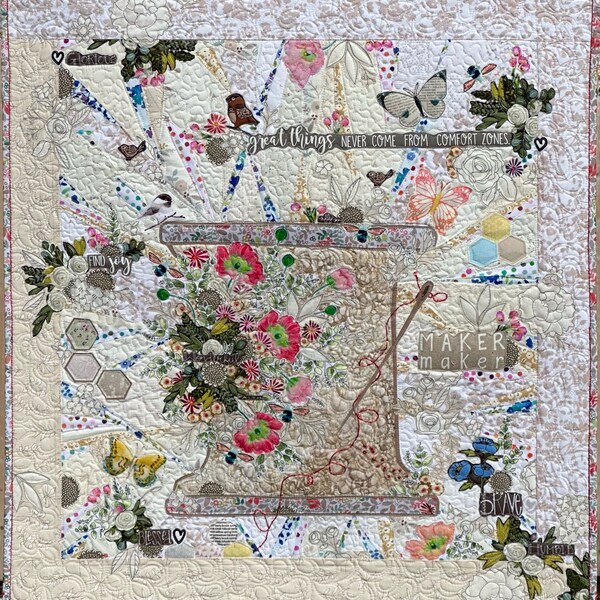 Laura Heine ~ COLLAGE QUILT PATTERN ~ Teeny Tiny 16x20 Quilts to Make ...