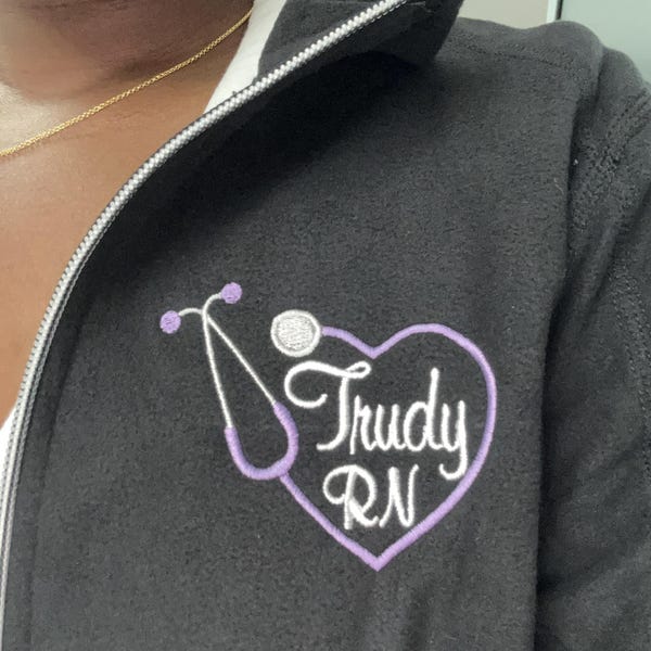 Custom Embroidered White Medical Lab Coat/women's Fit/wonder Wink Brand ...