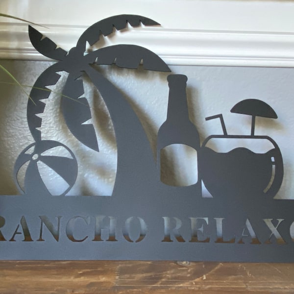 Personalized Beach Theme Sign,custom Beach Theme Sign,pool Drink Sign ...