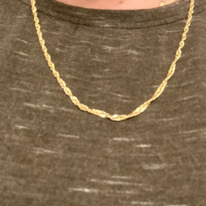 Miami Cuban Tight Link Chain Necklace Men Women Diamond Cut - Etsy