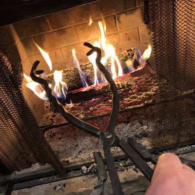 Dragon Head Fire Poker Fire Tool Forged Dragons Head - Etsy