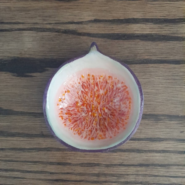 Trinket Dish, Cute Fruit Themed Trinket Dish, Orange Half MINI Trinket ...