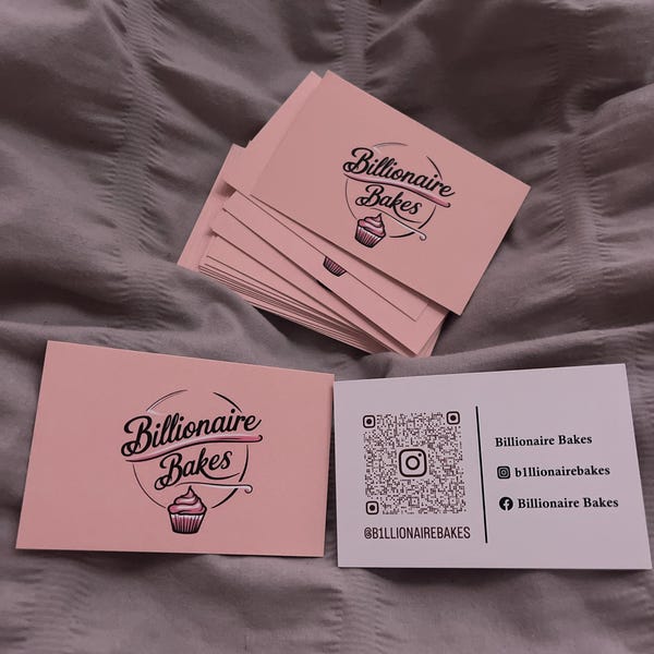 Thank You for Your Purchase/order Cards Small Business Card 400gsm, 20/ ...