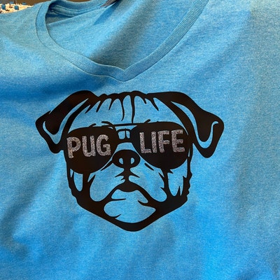 Pug Life SVG Digital File Cut File Svg File Silhouette - Etsy