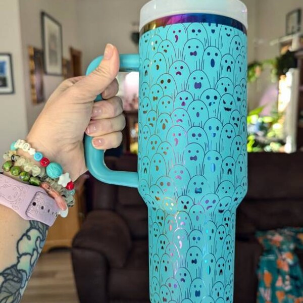 40 Oz Tumbler Pickle Pickles Handle Straw Pickle Lover Customized Laser ...