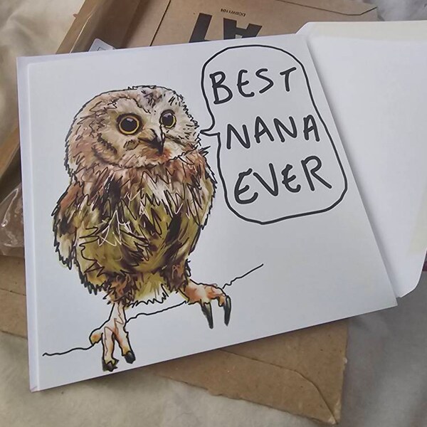 Happy Birthday Peacock Card GAN RADGE Girlfriend Party Time Geordie for ...