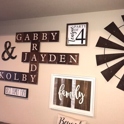 Family Name Party of Sign Family Party of Sign Party of Sign Family of ...