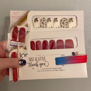 Color Street Nail Strips 100% Real Nail Polish BLUE-DAPEST - Etsy