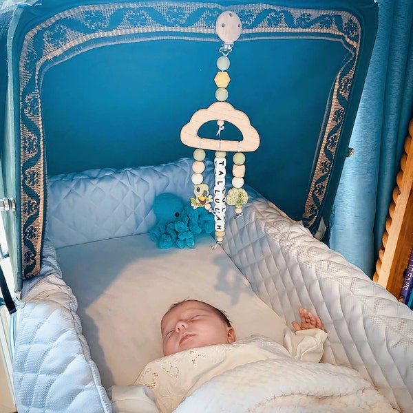 Personalised Handmade Stroller / Pram / Car Seat Sensory Toy ...