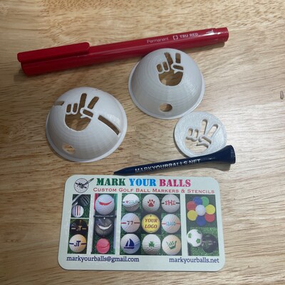 Golf Ball Stencil Triangle Alignment - Etsy