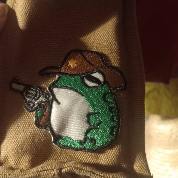 Frog Killer Iron on Patch Frog Patches, Frog Patches Iron on ...