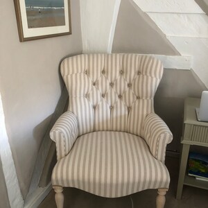 Duck Egg Flowers and Bird Print Armchair Chair/bedroom Chair | Etsy