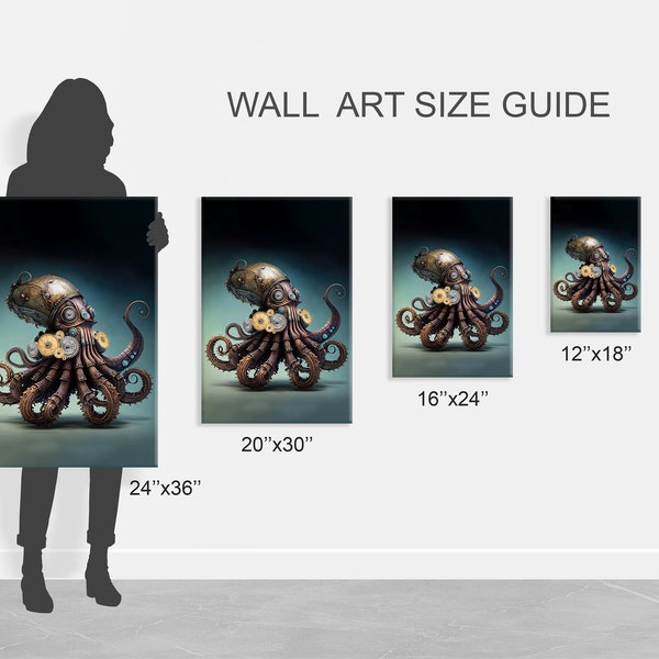 Portrait Canvas Wall Art Size Guide, Canvas Print Size Guide, Wall Art ...