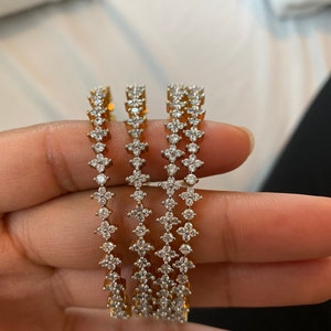 Black Beads Bangles Set 4 Bangle Set 22k Gold Plated Black | Etsy