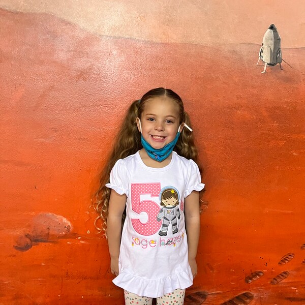 Girl Astronaut Shirt, Astronaut Birthday, Girl Space Birthday ...