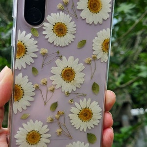 Handmade Real Dried Pressed Flower Phone Case iPhone 14 13 12 - Etsy