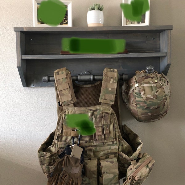 Wall Mounted Duty and Tactical Gear Rack Small - Etsy