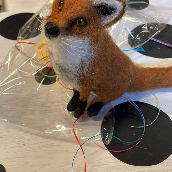 Realistic Fox/red Fox/felted Animals/felt Fox/needle Felted Animal ...