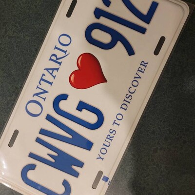 ALBERTA Car Custom & Personalized 3D Printed Aluminum License Plate ...