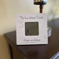 Personalized Friends Gift, the Love Between Friends, Long Distance ...