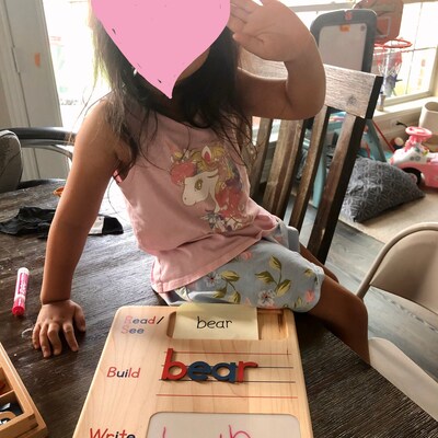 Dry Erase Read Build Write Board Spelling Board Writing Board CVC Word ...