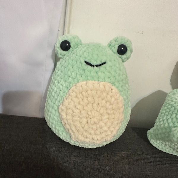 Crochet Frog Pattern Jumbo Frog Pillow Amigurumi PDF Stuffed Animal ...