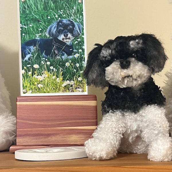 Custom Poodle Toy Plush - Handmade Realistic Dog Replica, Personalized ...