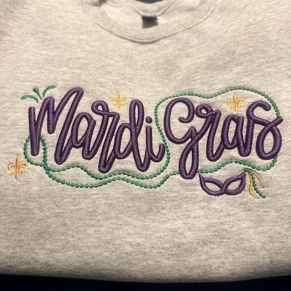 Nona Bean Stitch Double Applique Machine Embroidery Design - Etsy