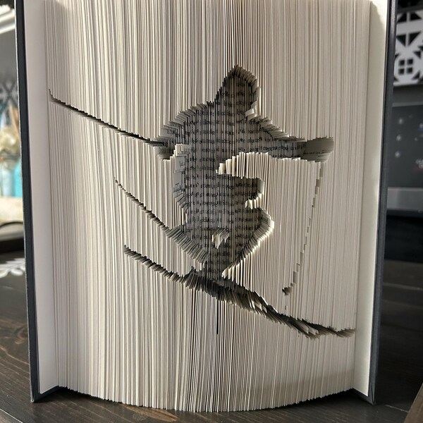 Skier Book Folding Pattern: Winter Mountain Origami (digital Download ...