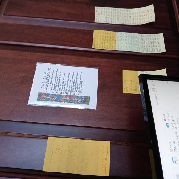 The Ten Commandments - Catholic Calligraphy Wall Art, Illuminated ...