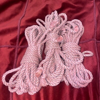 Jute Bondage Rope Pink - Etsy