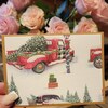 Set of 6 Mini Note Cards ~ Holiday Presents ~ Gift Box ~ 3x3 Blank ...