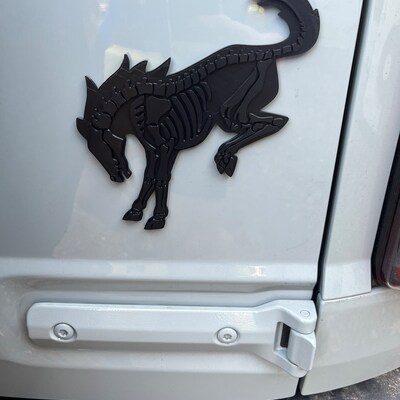 Ford Bronco skeleton Emblem and Badge / Calling All Bronco and Bronco ...