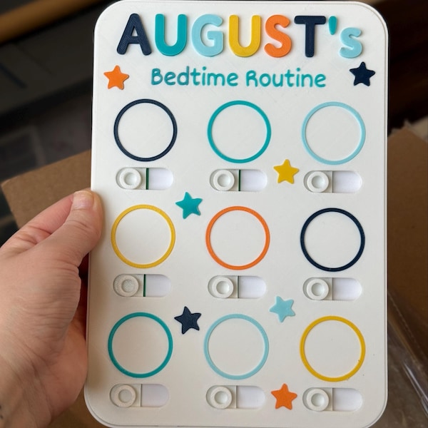 Sliding Chart, Routine Chart, Daily Checklist, Kids Daily Tasks, Daily ...