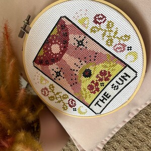 DIGITAL PATTERN the Lovers Tarot Card Modern Cross Stitch - Etsy