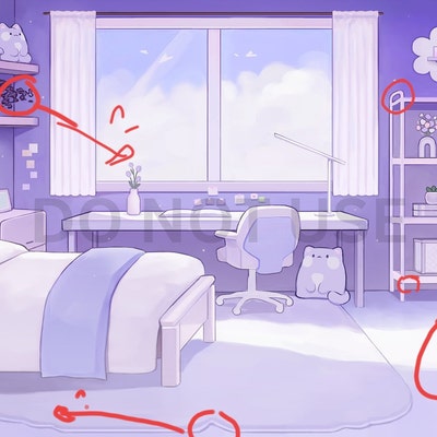 Cozy Clouds Animated Stream Overlay Pack - Etsy