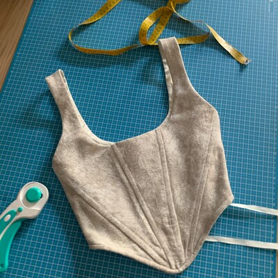 Corset Top Pattern Vanessa Corset Pattern PDF Crop Top Bustier Sewing ...