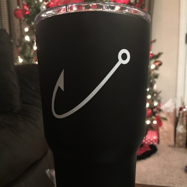 Fishing Hook Vinyl Decal Sticker - Etsy