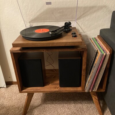 MCM Table for Record Player Stand - Etsy