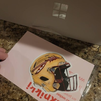 Florida State University Unconquered Statue / FSU Art Print / Florida ...
