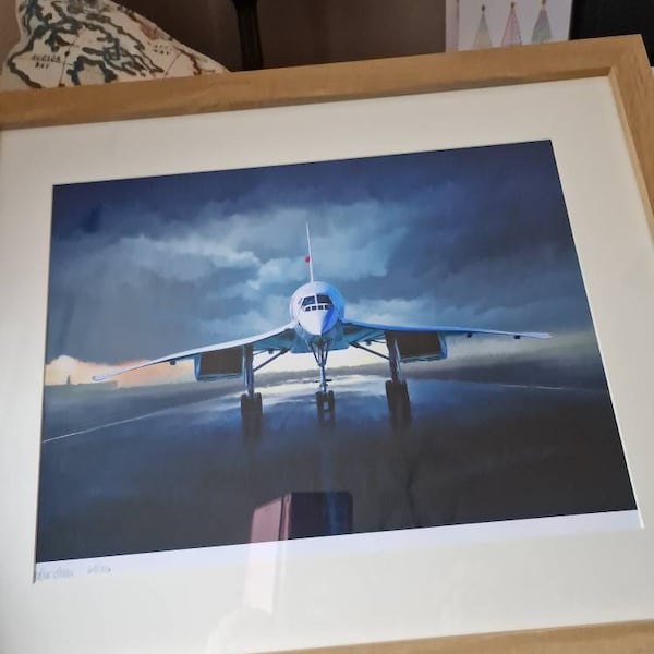 Concorde Aviation Painting by Nick Stone - Collectable Signed Limited ...