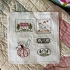 The Pink House Embroidery Sampler on a Cotton Panel to Stitch - Etsy