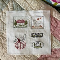 Barney Park Stitching Sampler - Etsy Canada