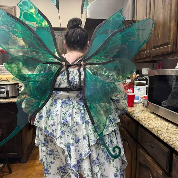 Husk Wings, Black, Red Angel Wings Costume, Hazbin Hotel, Cosplay - Etsy