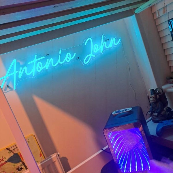 Wedding Neon Sign Custom Neon Sign Names Neon Sign Couples Name Sign ...